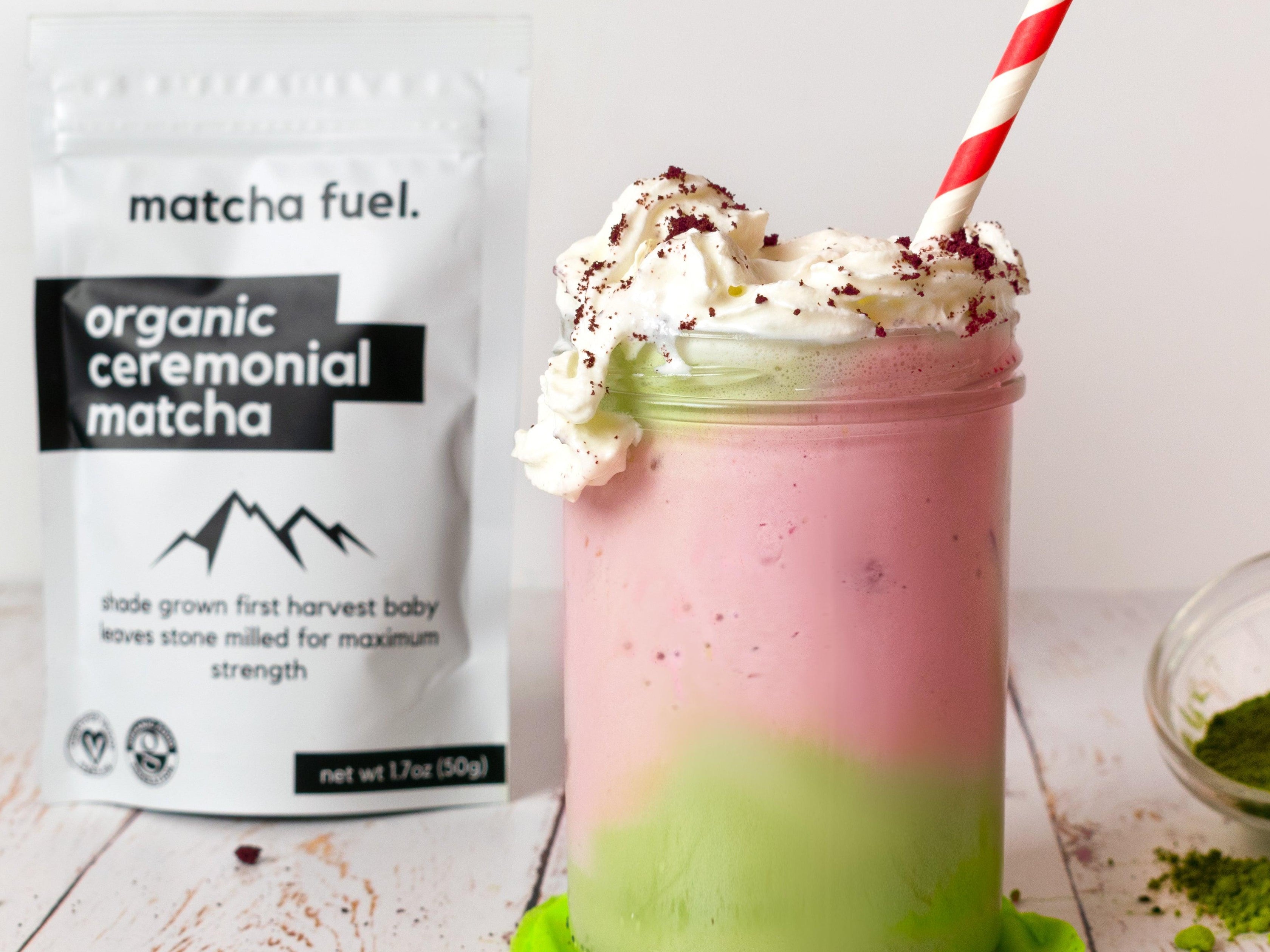 Iced Cherry Matcha Frappuccino – Matcha Fuel